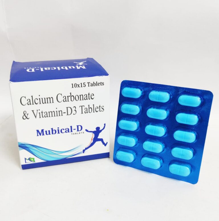 Calcium Carbonate and Vitamin D3 Tablets - Mediboon Pharma